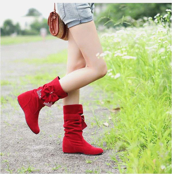 Beautiful Bow Boots on Luulla